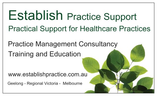 New Practice Manager GP Program - Establish Practice Support